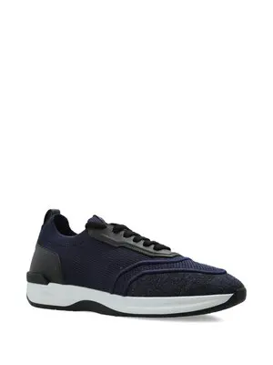 Brioni Cotton And Linen Blend Sneakers