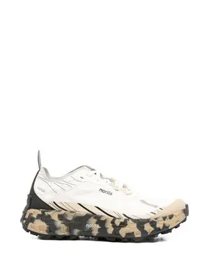 NORDA 001 Sneakers With Beige Camouflage - Blue