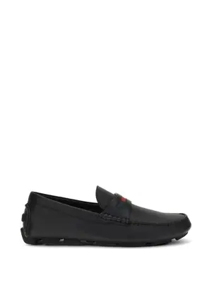 Gucci Leather Loafers - Black