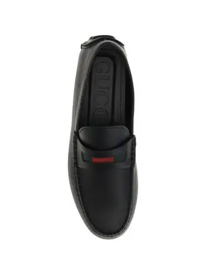 Gucci Leather Loafers - Black