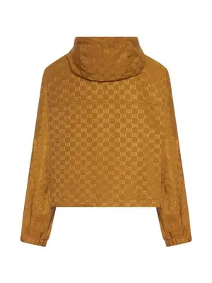 Gucci Gg Nylon Blouson Jacket - Beige