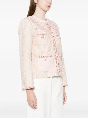 MINIME PARIS Cotton Blend Crewneck Jacket