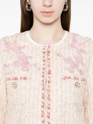MINIME PARIS Cotton Blend Crewneck Jacket