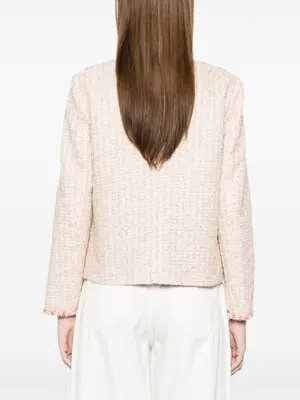 MINIME PARIS Cotton Blend Crewneck Jacket