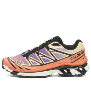 SALOMON XT-6 Sneaker Black/almond Cream/dragon Fire