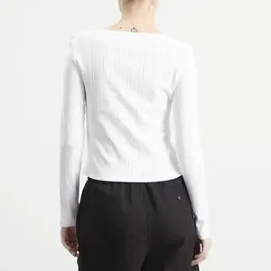 RÓHE Pointelle Cardigan - Off White