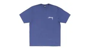 StÜssy Skate Stack Pigment Dyed Tee Shirt - Indigo