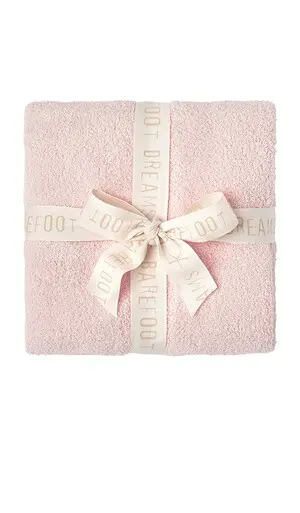 Barefoot Dreams Cozychic Cotton Seashell Texture Stroller Blanket