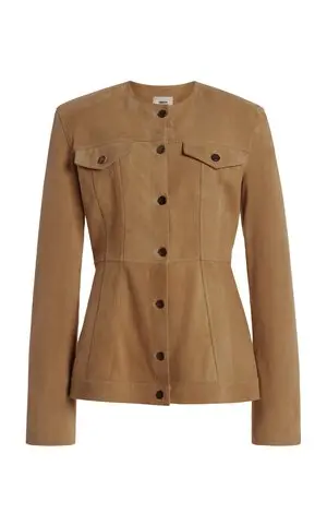 HAIKURE Temple Suede Jacket - Neutral