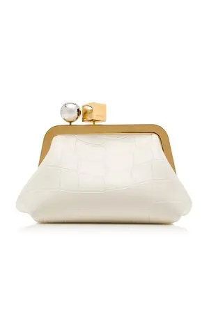 Jacquemus The Berlingot Clutch - Ivory