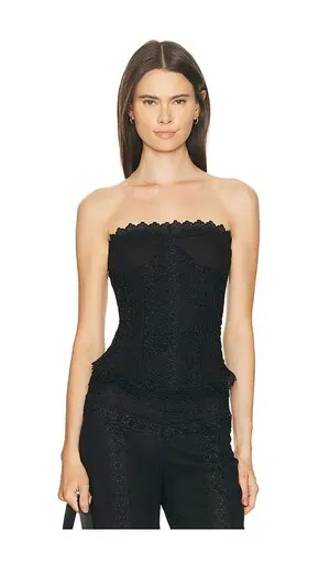 Charo Ruiz Ibiza Lace Up Blouses