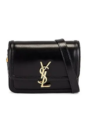 Saint Laurent Small Solferino Satchel - Nero