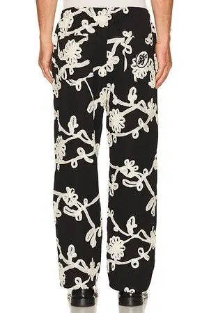 HONOR THE GIFT Floral Ribbon Ankle Pant