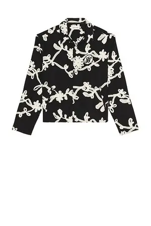 HONOR THE GIFT Floral Ribbon Button Up
