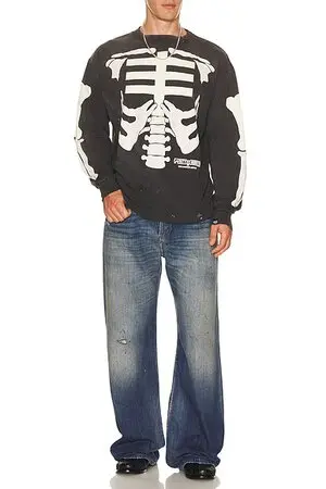SAINT MXXXXXX Bone X Bounty Hunter Long Sleeve Tee