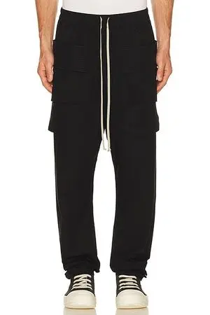 Rick Owens Creatch Cargo Drawstring - Black