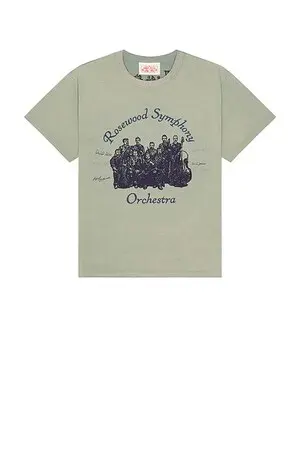SAMUEL ZELIG Orchestra Tee - Teal Grey