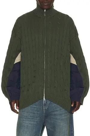 Balenciaga Hybrid Knit Jacket