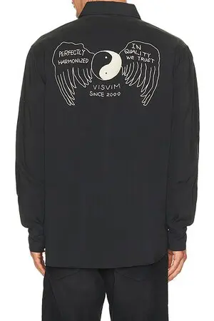 Visvim Four Corners Long Sleeve Shirt - Black