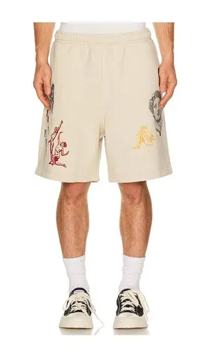 SAMUEL ZELIG Northfield Sweatshort In . Also - Beige