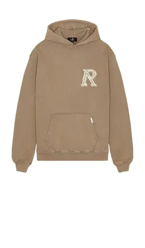 REPRESENT Western Initial Hoodie - Brown