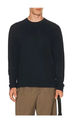 Theory Delroy Long Sleeve Tee In . Also - Navy