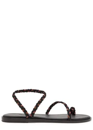 ANCIENT GREEK SANDALS Elevated Eleftheria Braided Leather Sandals