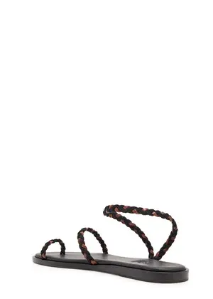 ANCIENT GREEK SANDALS Elevated Eleftheria Braided Leather Sandals