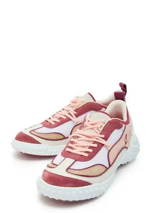 CHRISTIAN LOUBOUTIN Mara Panelled Mesh Sneakers - White