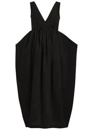 RÓHE Sculpted Cotton-blend Poplin Maxi Dress