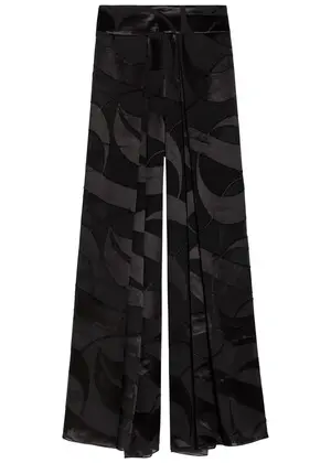 DELOS Cybelle Devoré Georgette Trousers