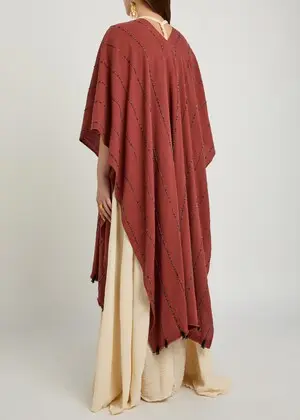 Caravana Bead Embellished Cape