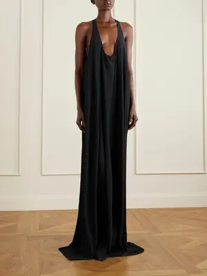 Rick Owens Tank Silk-blend Georgette Gown