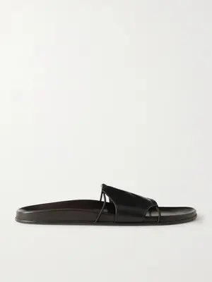 THE ROW Vivienne Leather Slides