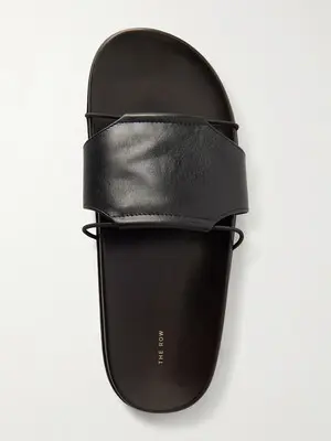 THE ROW Vivienne Leather Slides