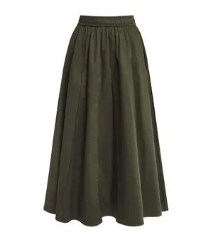 JOSEPH Cotton Sateen Manar Skirt
