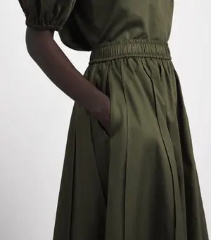 JOSEPH Cotton Sateen Manar Skirt