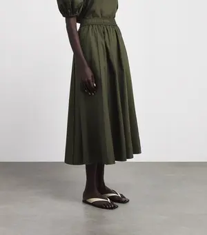 JOSEPH Cotton Sateen Manar Skirt