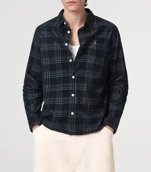 ALLSAINTS Organic Cotton Check Rockley Shirt
