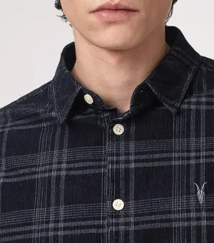 ALLSAINTS Organic Cotton Check Rockley Shirt