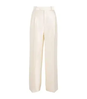 Sandro Satin Tailored Trousers