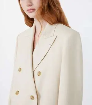 Max Mara Double-breasted Blazer - Beige