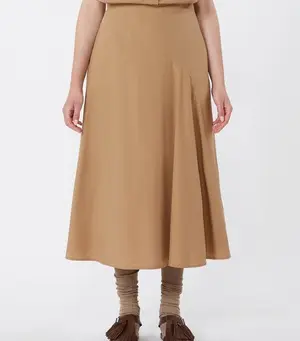 Max Mara Cotton Midi Skirt