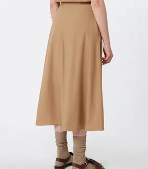 Max Mara Cotton Midi Skirt