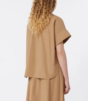 Max Mara Cotton Poplin Blouse