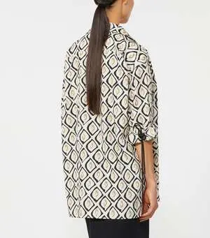 Max Mara Cotton Poplin Printed Shirt