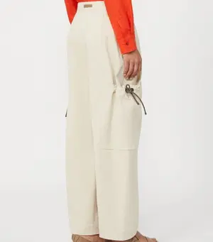 Max Mara Stretch-cotton Cargo Trousers