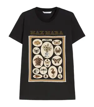 Max Mara Cotton Jersey T-shirt - Black