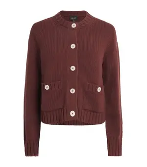 ME+EM Cotton Cropped Cardigan