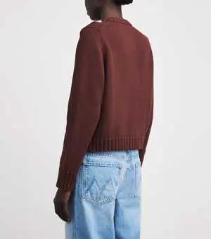 ME+EM Cotton Cropped Cardigan